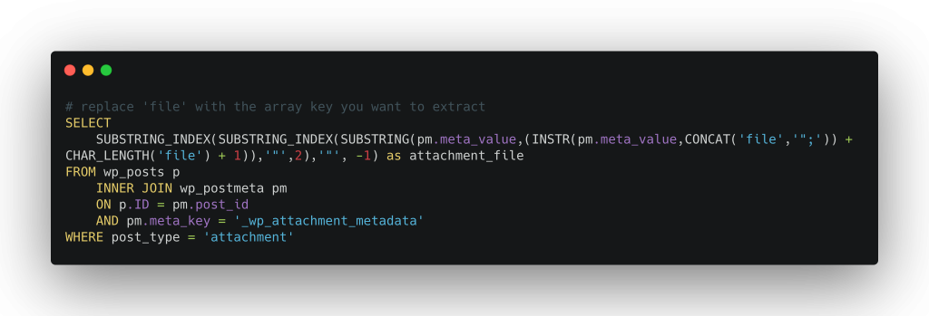 mysql_extract_serialized_array_key - Pole Vault Web